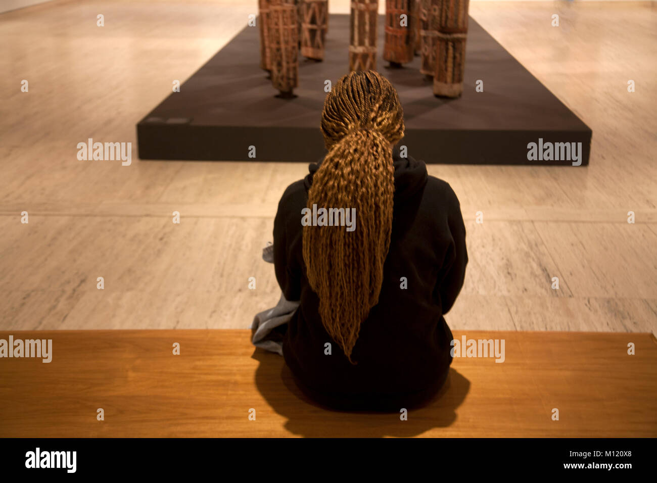 aboriginal art installation art gallery of new south wales the domain ...