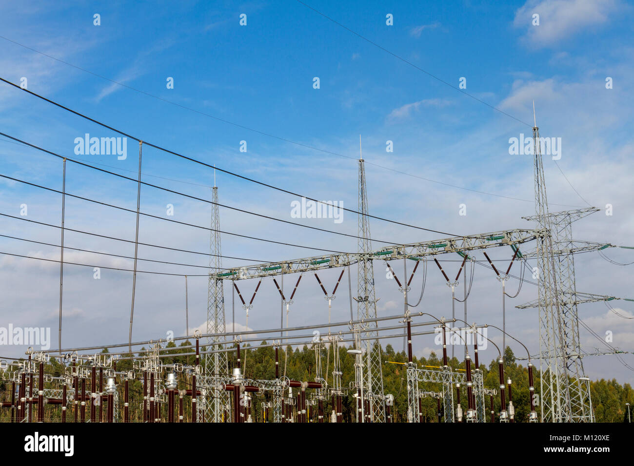 Electricity power station Stock Photo - Alamy