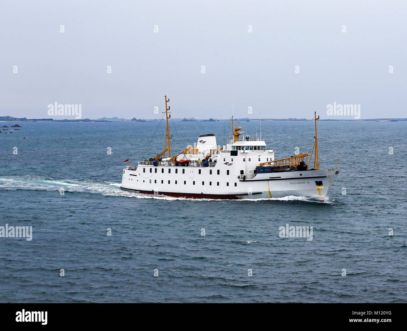 The Scillonian III ferry boat Saint Mary's, Isles of Scilly, United ...