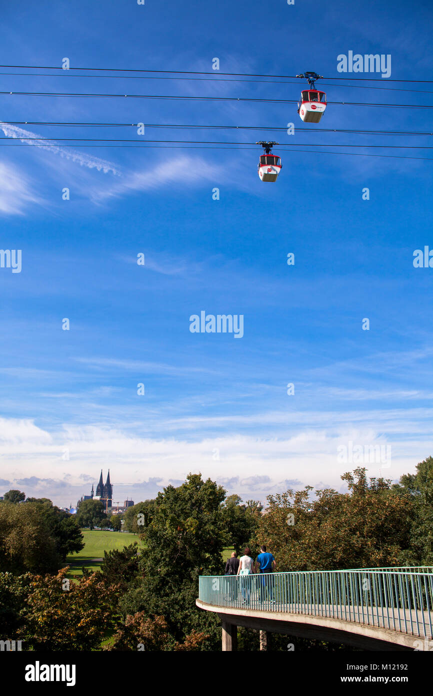 Cologne kolner seilbahn hi-res stock photography and images - Alamy