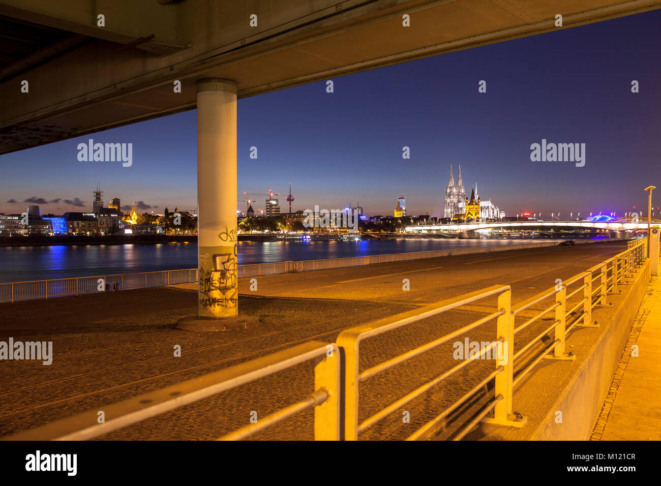 Germany, Cologne, view to the tower of the old town hall, the Cologne ...