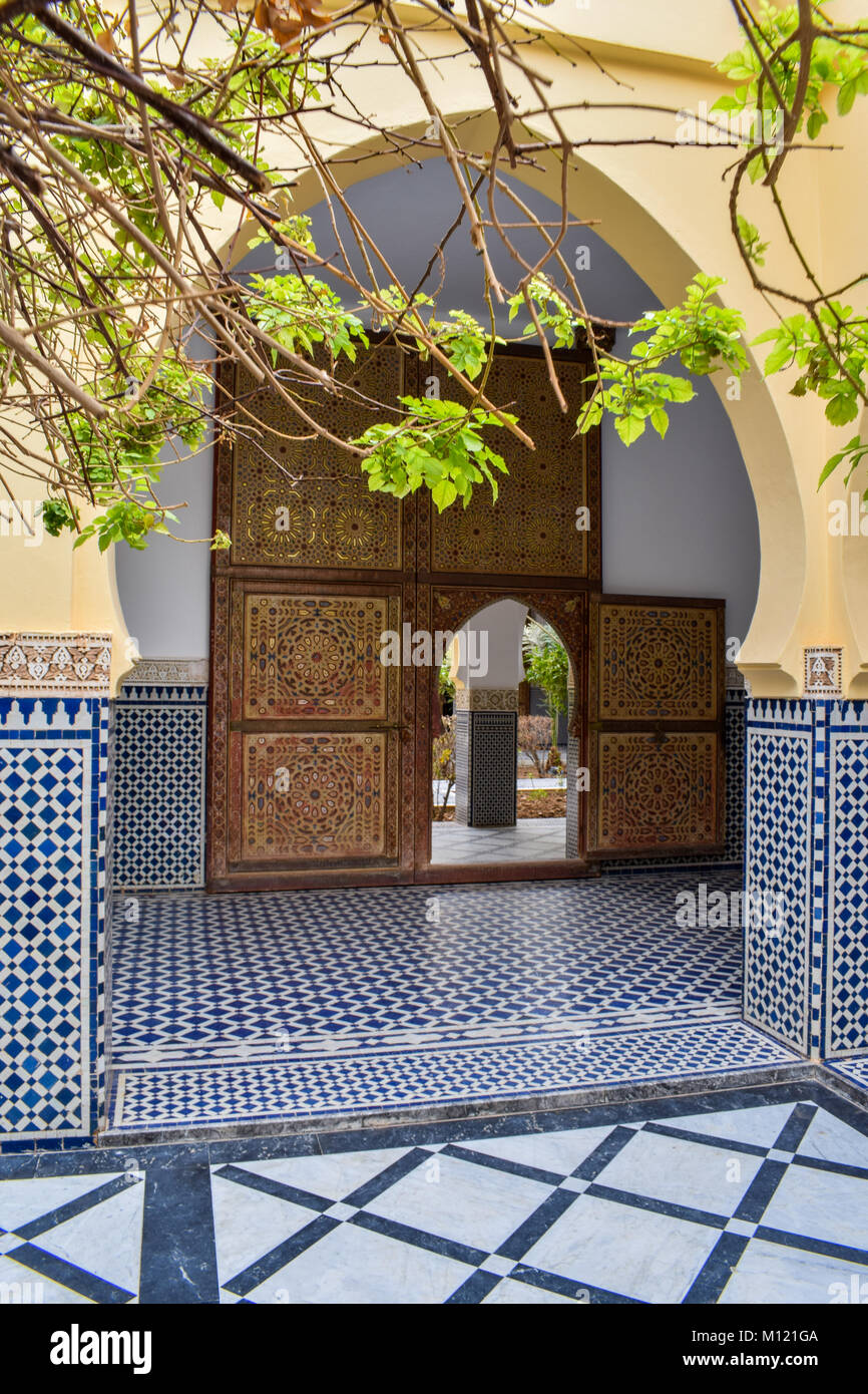 Mausoleum of Mouly Ali Sharif Rissani city, Morocco Stock Photo - Alamy