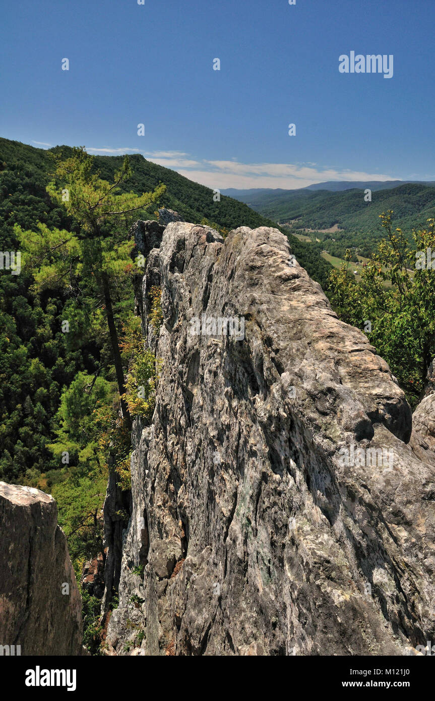 Seneca Rocks West Virginia Stock Photo - Alamy