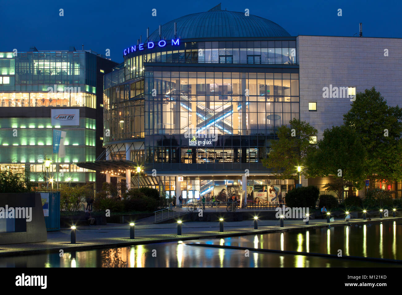 Germany, Cologne, the cinema Cinedom at the Mediapark. Deutschland ...