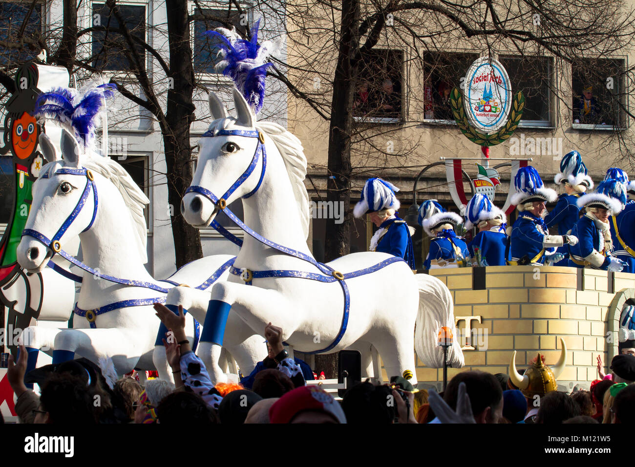 Germany, Cologne, carnival, Shrove Monday procession, the carnival ...