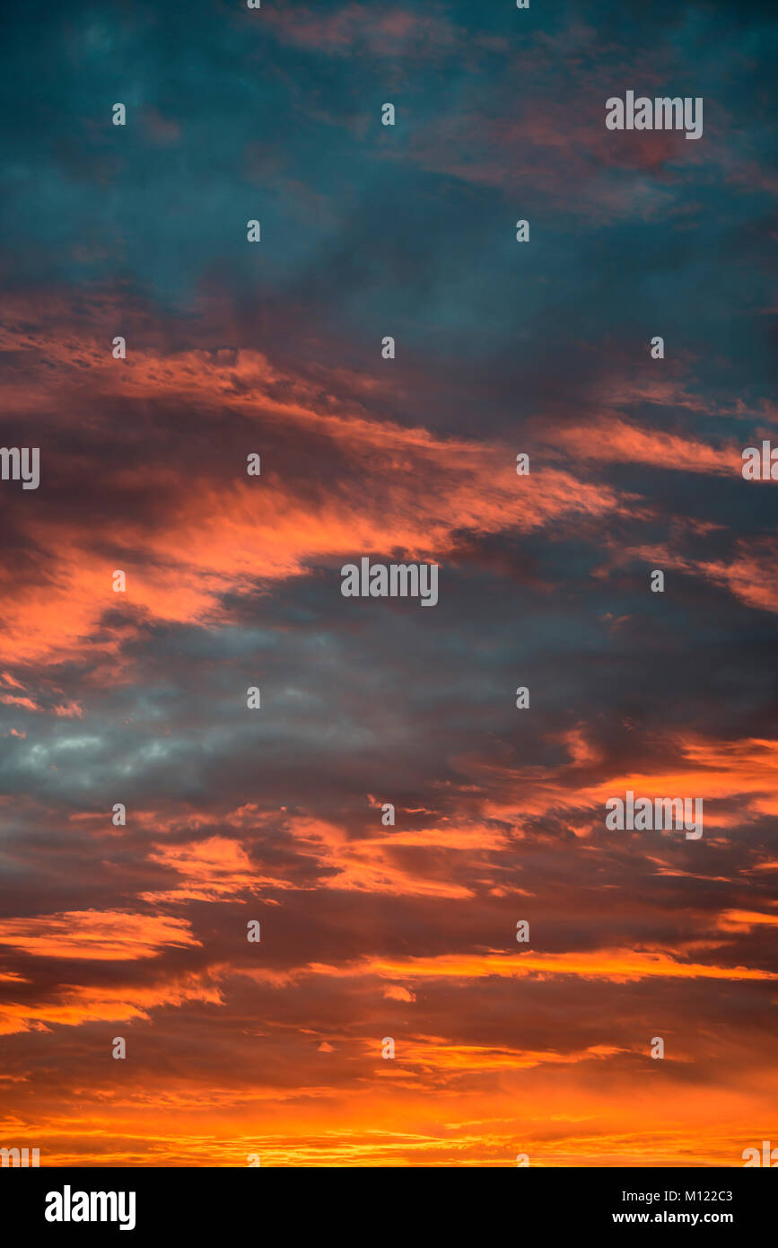 Dark red clouds red sunset hi-res stock photography and images - Alamy