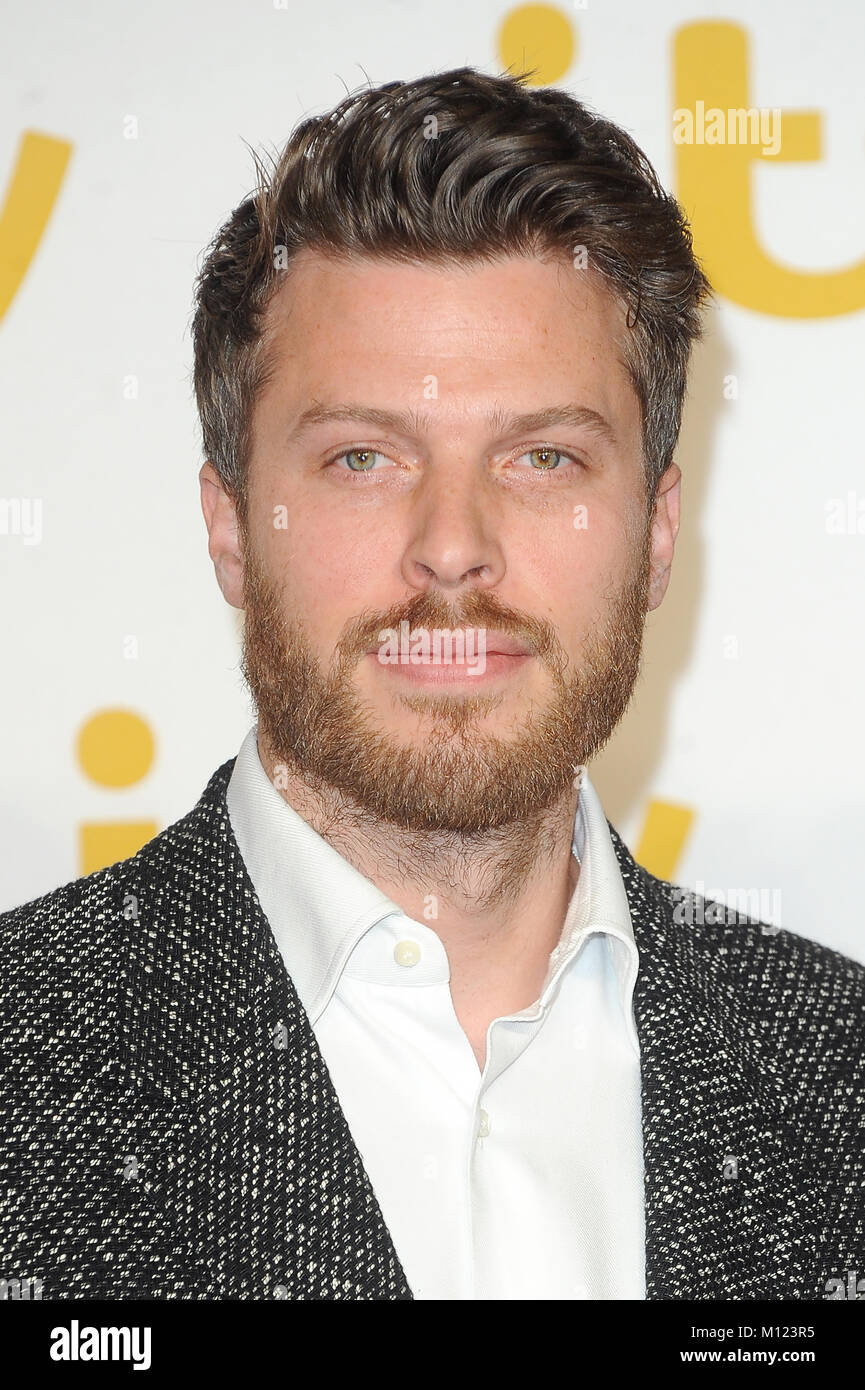 Rick Edwards attends the ITV Gala at the London Palladium in London ...