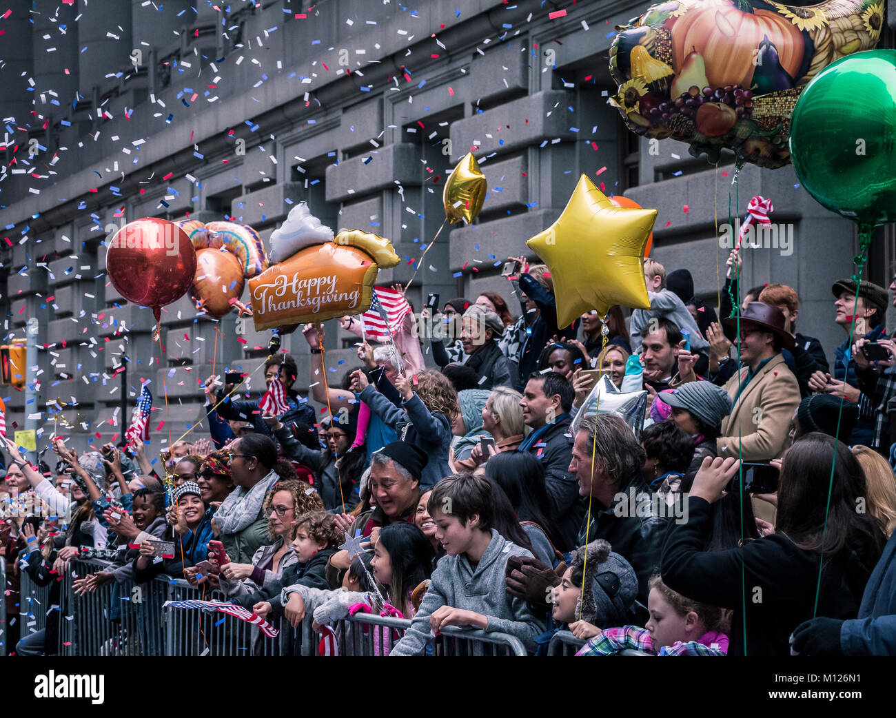 People at a parade Stock Photo - Alamy