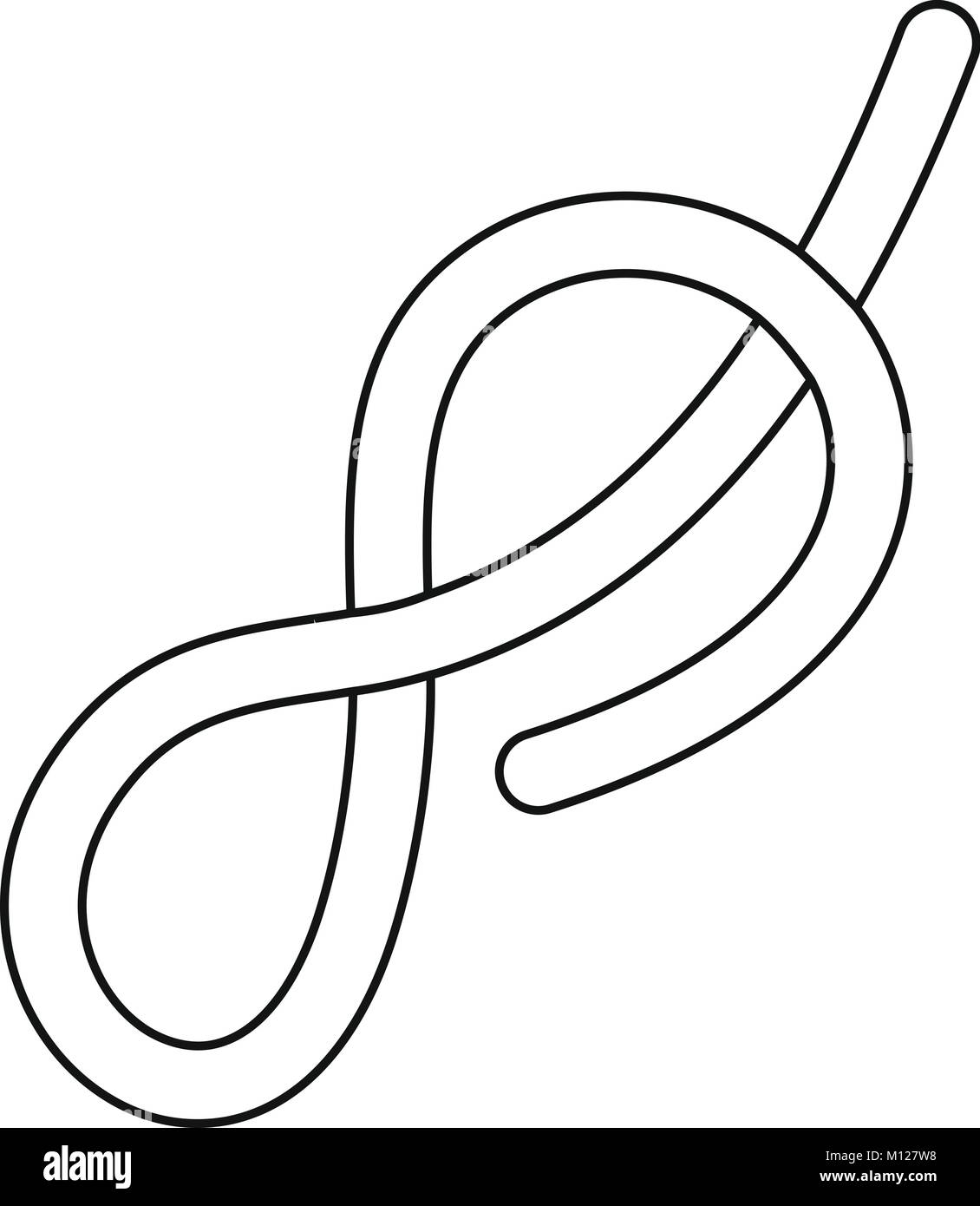 Ship rope icon outline Stock Vector Image & Art - Alamy