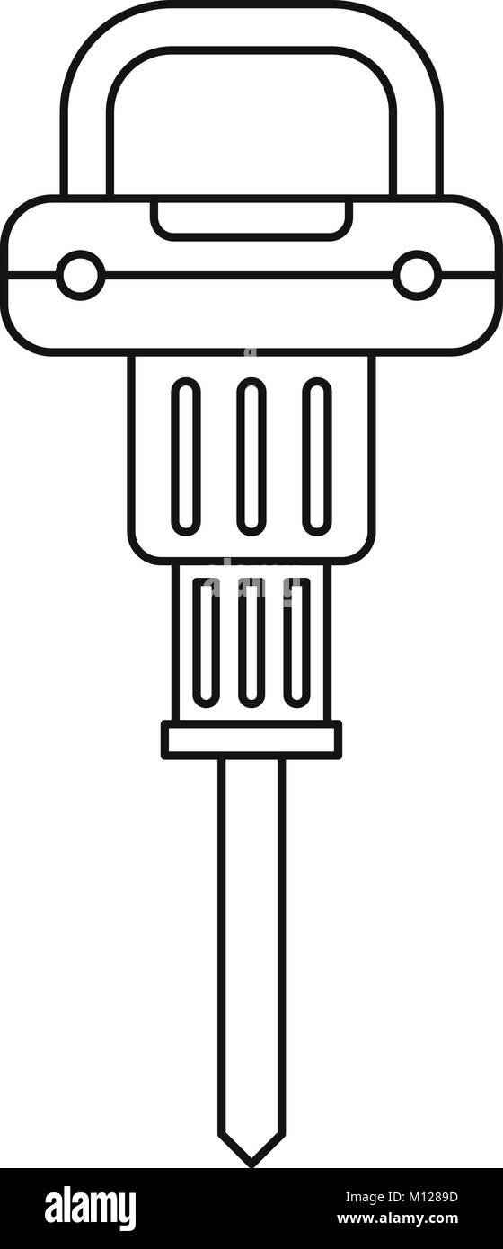 Pneumatic hammer Black and White Stock Photos & Images - Alamy