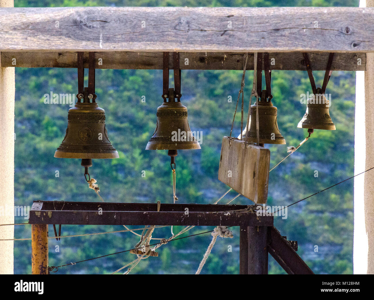 Ancient Bells at the 14th Century Orthodox Monastery, Orheiul Vechi ...