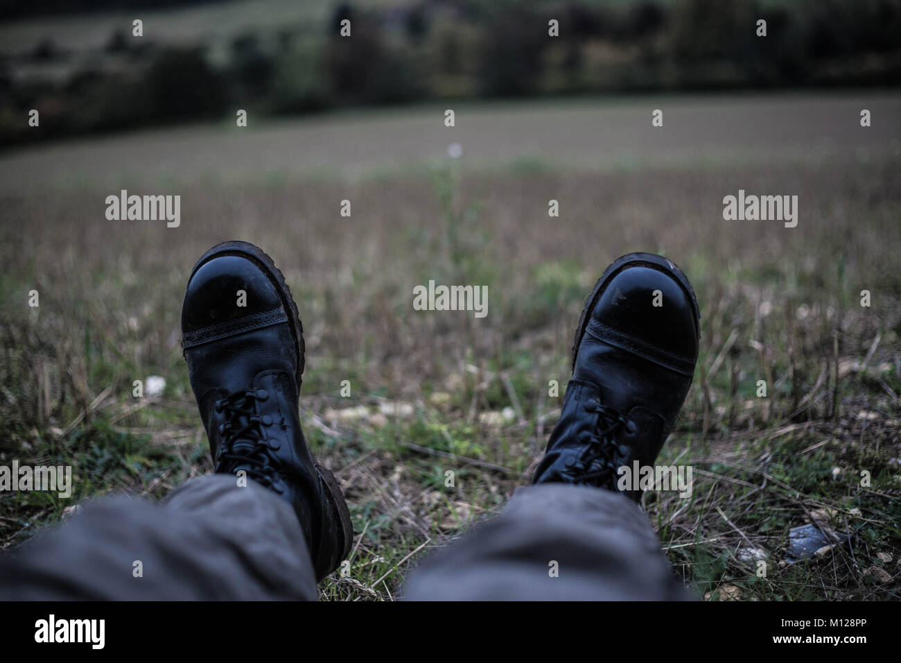 Booted Foot High Resolution Stock Photography and Images - Alamy
