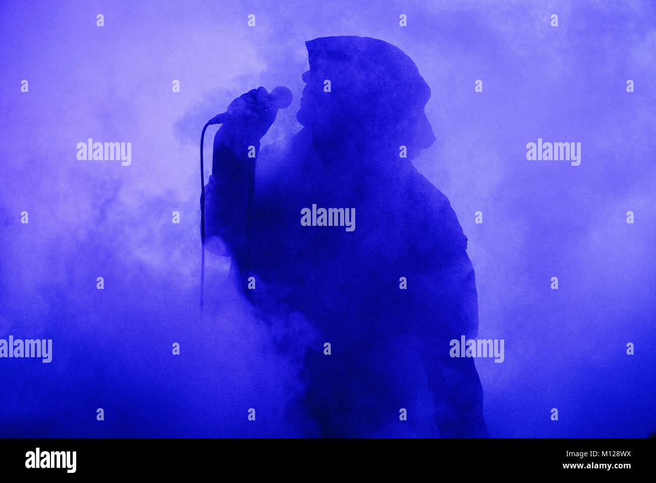 The American drone metal band Sunn O))) performs a live concert at the ...