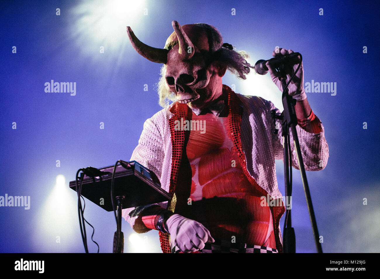 The American art collective and avant-garde band The Residents performs ...