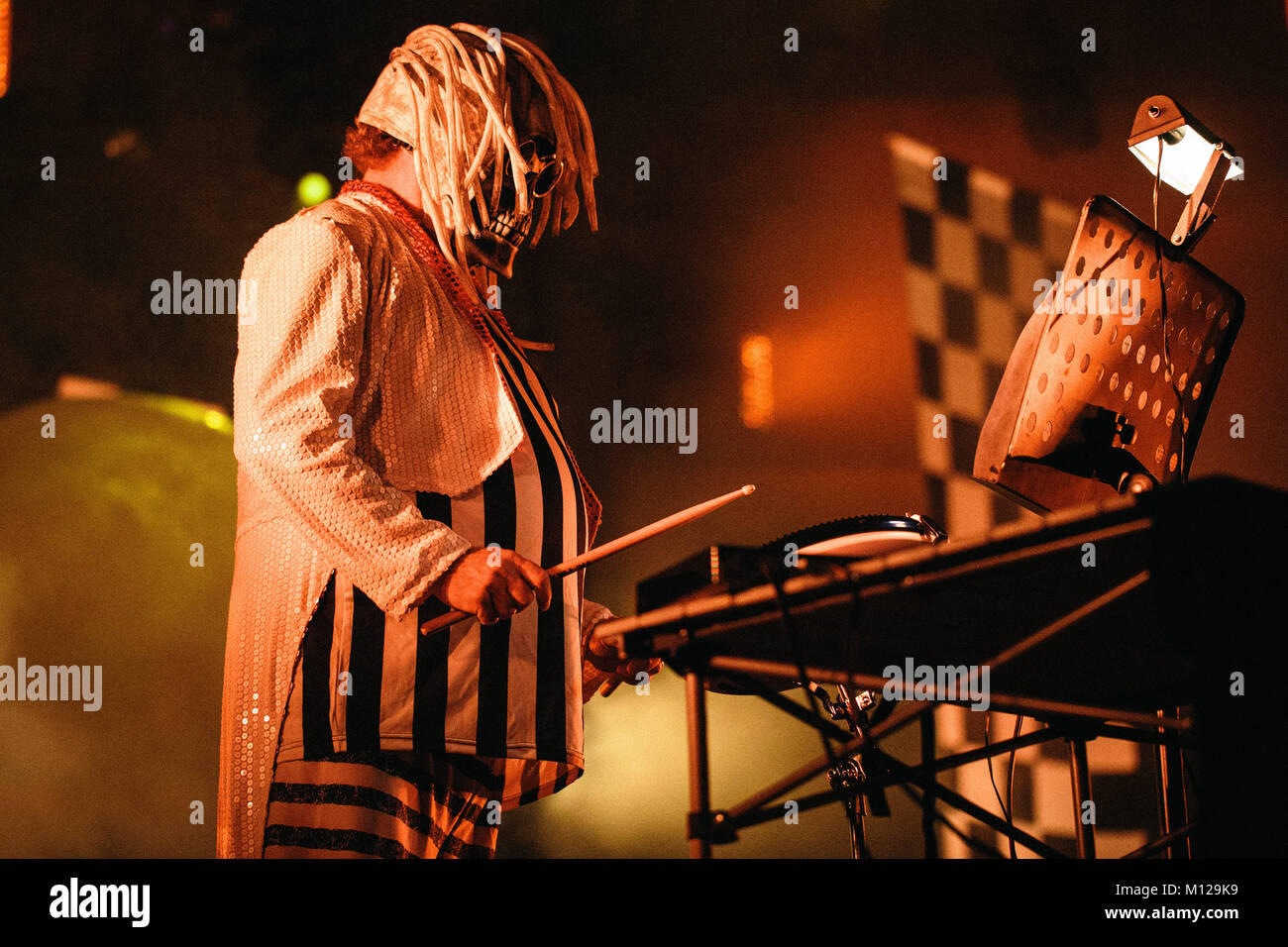 The American art collective and avant-garde band The Residents performs ...