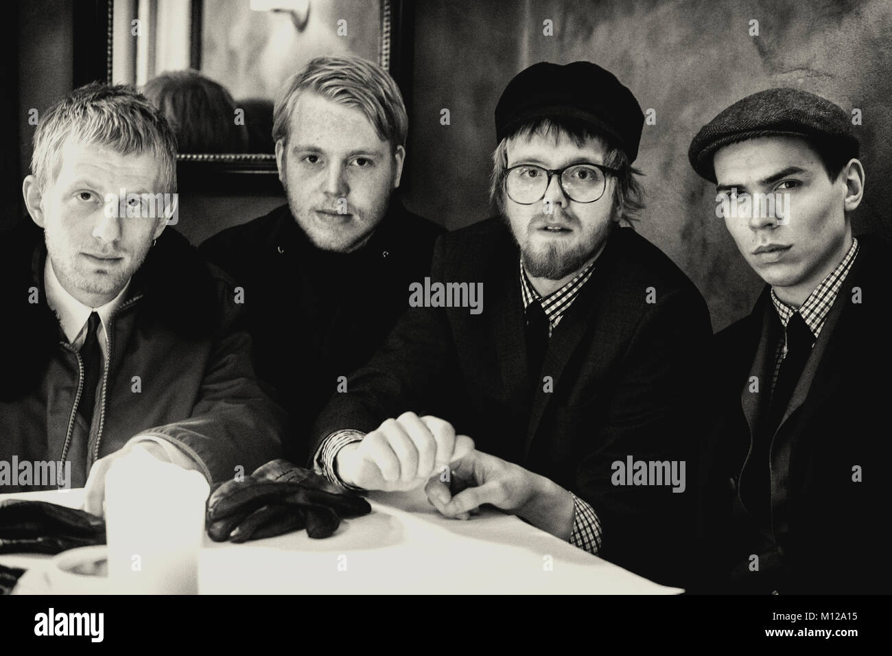 The Danish garage rock band The Youth performs rock music from the 1960 ...