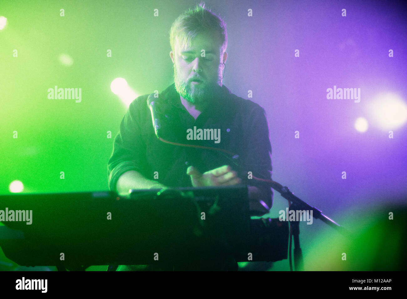 The Danish electronic rock band Veto performs a live concert at Vega in ...