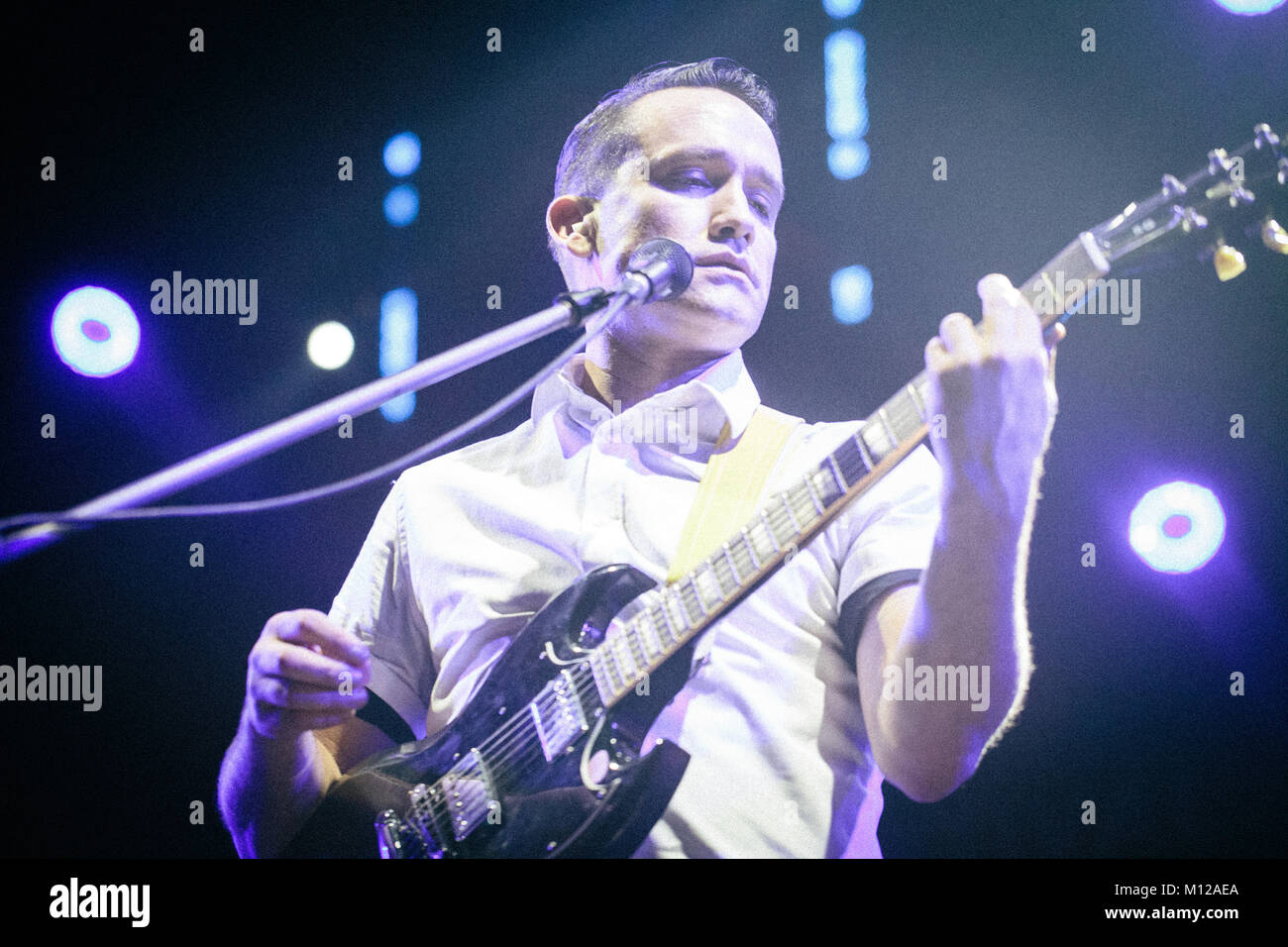 The American post-punk band Xiu Xiu performs a live concert at the ...