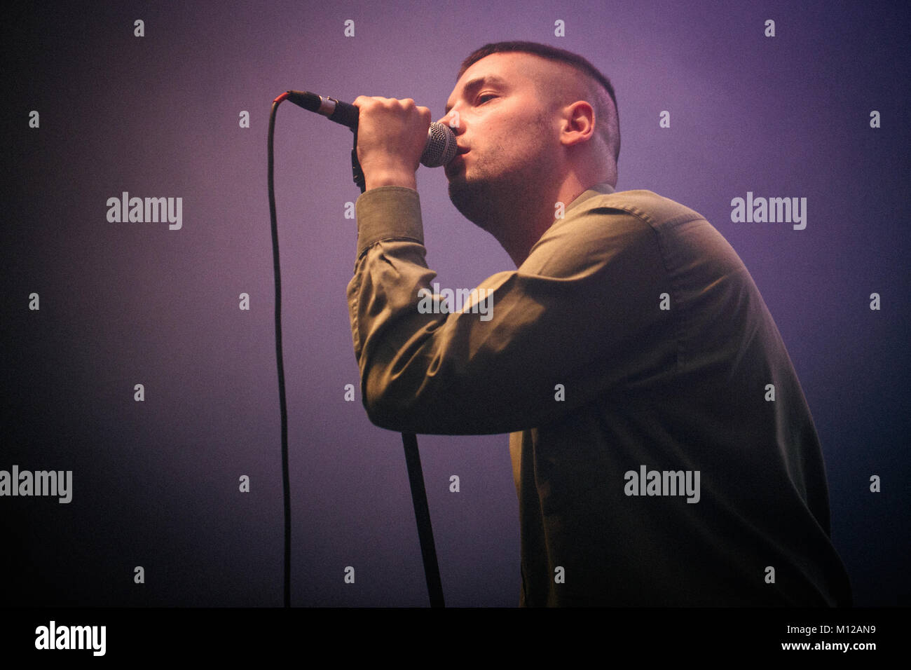 The Scottish hip hop and pop group Young Fathers performs a live ...