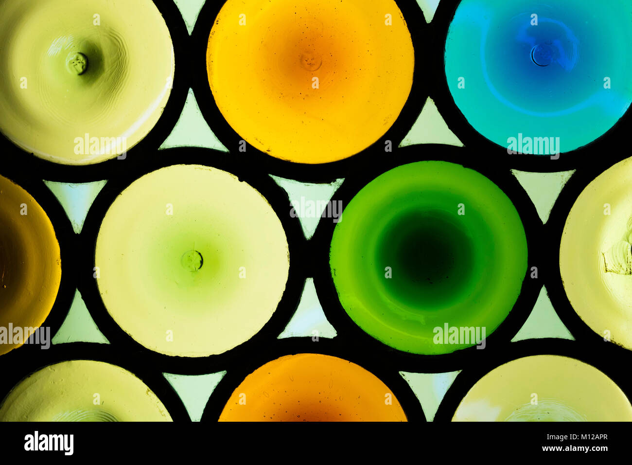 Abstract colored glass circles Stock Photo - Alamy