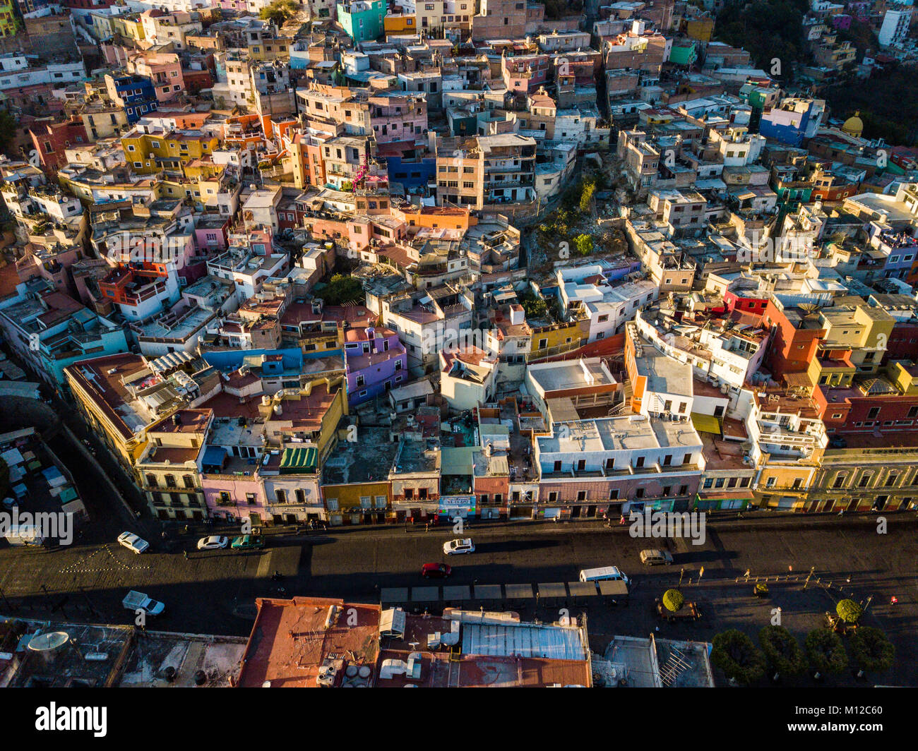 Aerial view of Guanajuato, Mexico Stock Photo - Alamy
