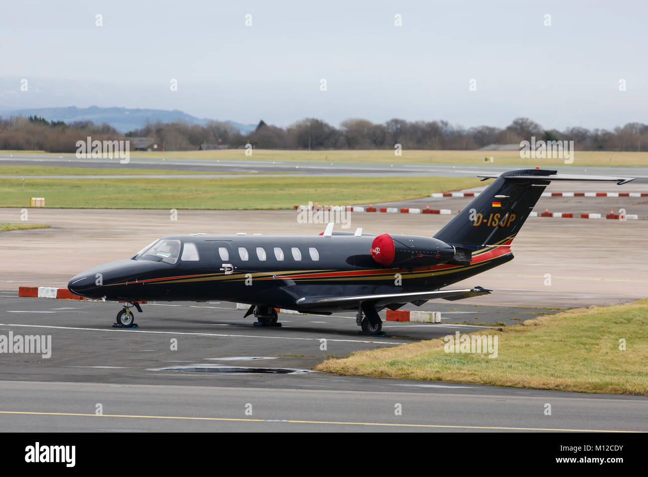 Cessna 525A CitationJet CJ2, German registration D-ISJP, operated by ...