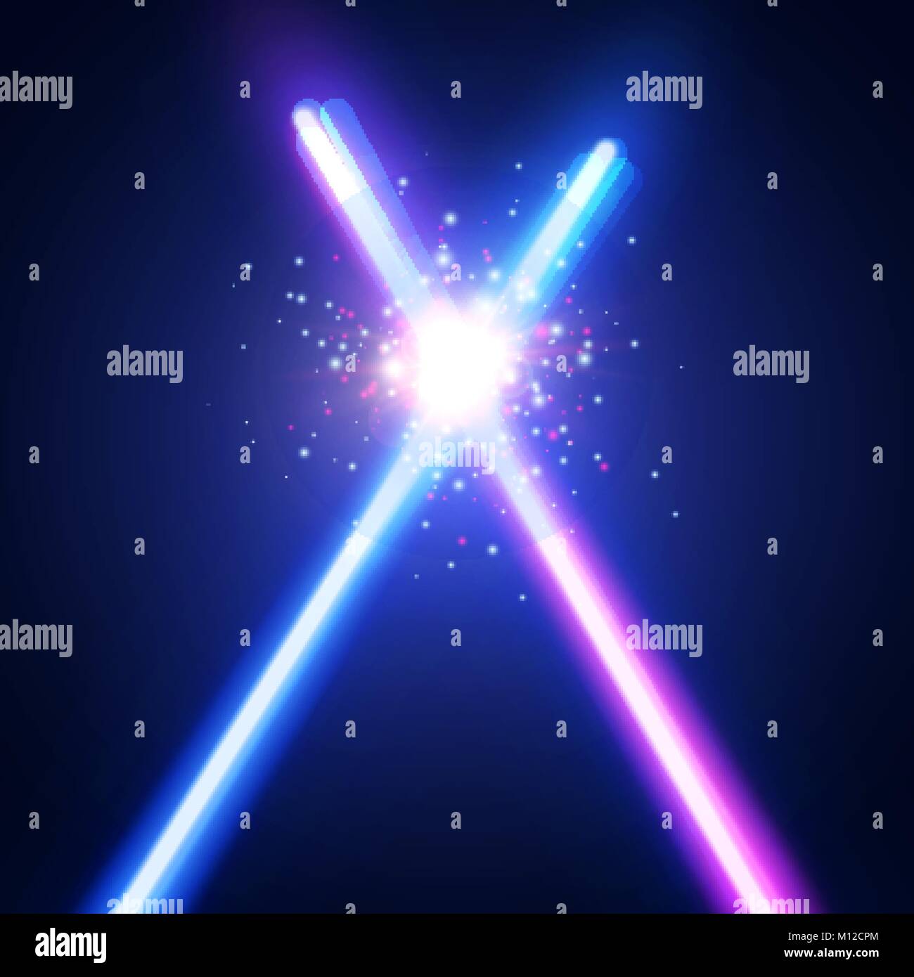 Beam crossing Stock Vector Images - Alamy