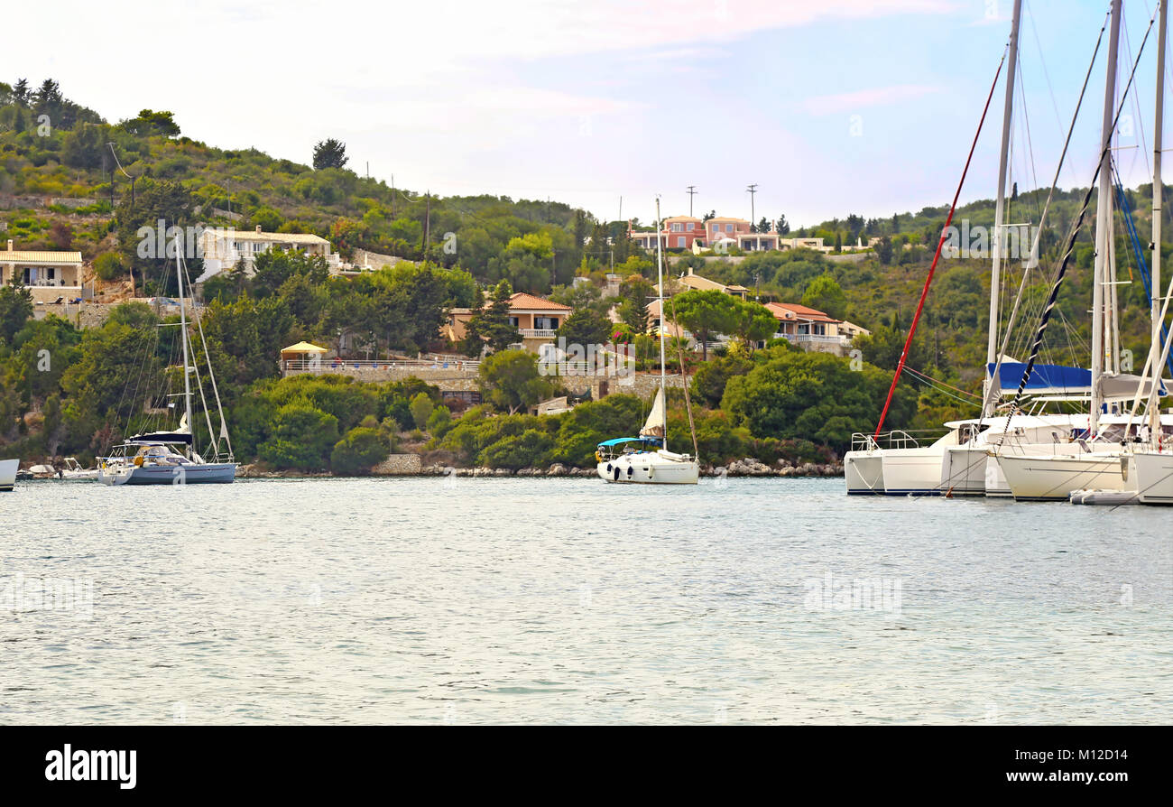 landscape of Paxos Ionian islands Greece Stock Photo - Alamy
