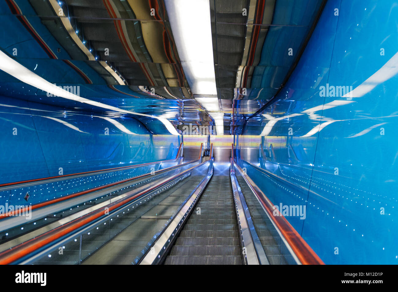 Artistic metro station in Naples, Italy - Università subway station ...