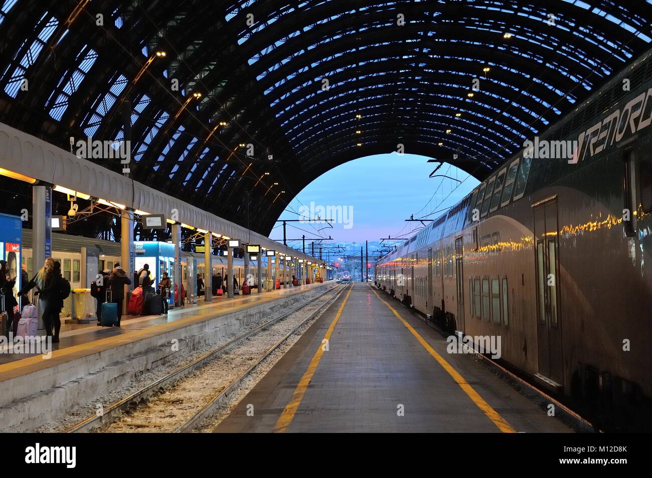 Milan Central train Station, Milano, Italy Stock Photo - Alamy