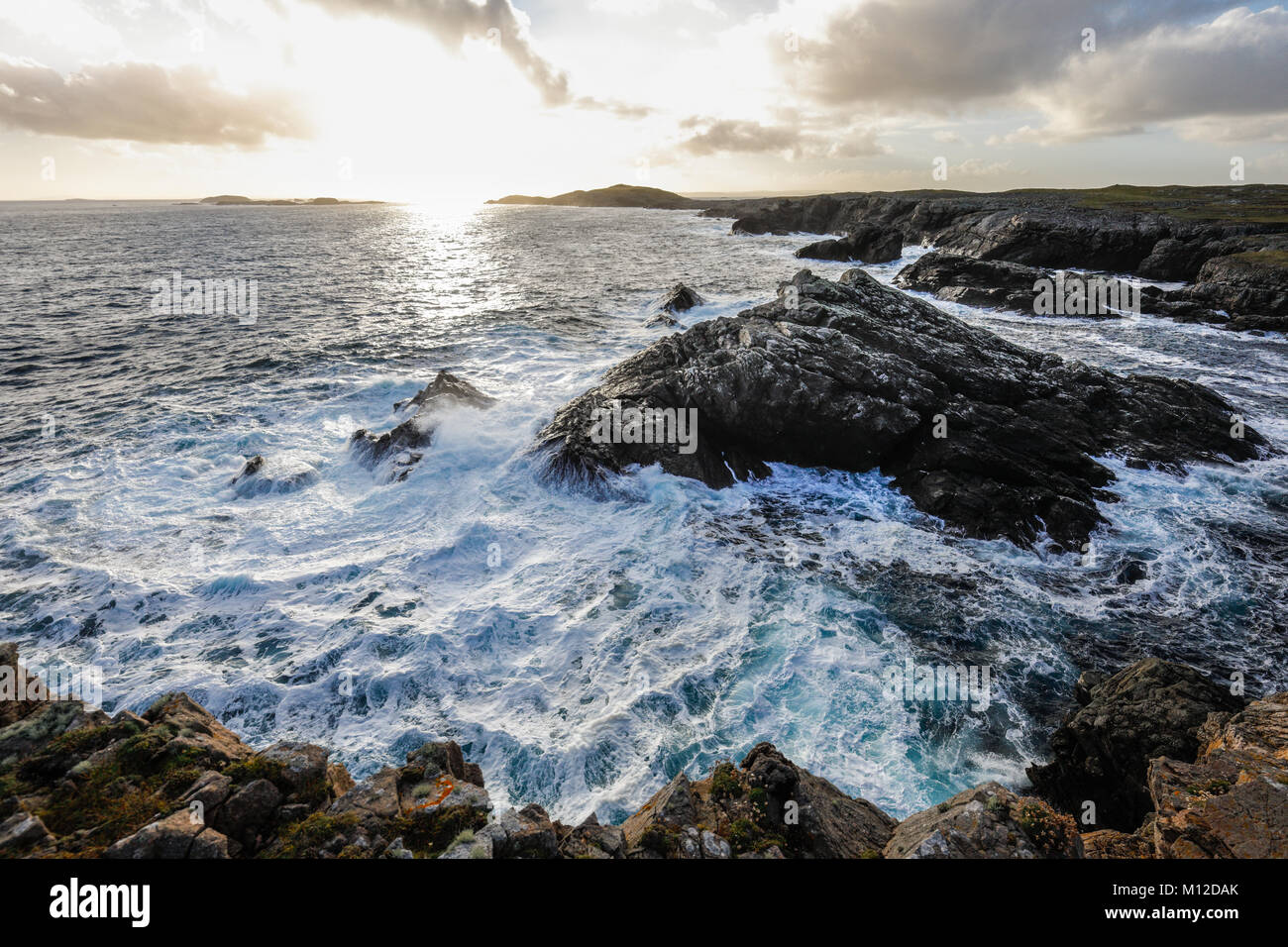 The islands of Out Skerries in Shetland, Scotland Stock Photo - Alamy
