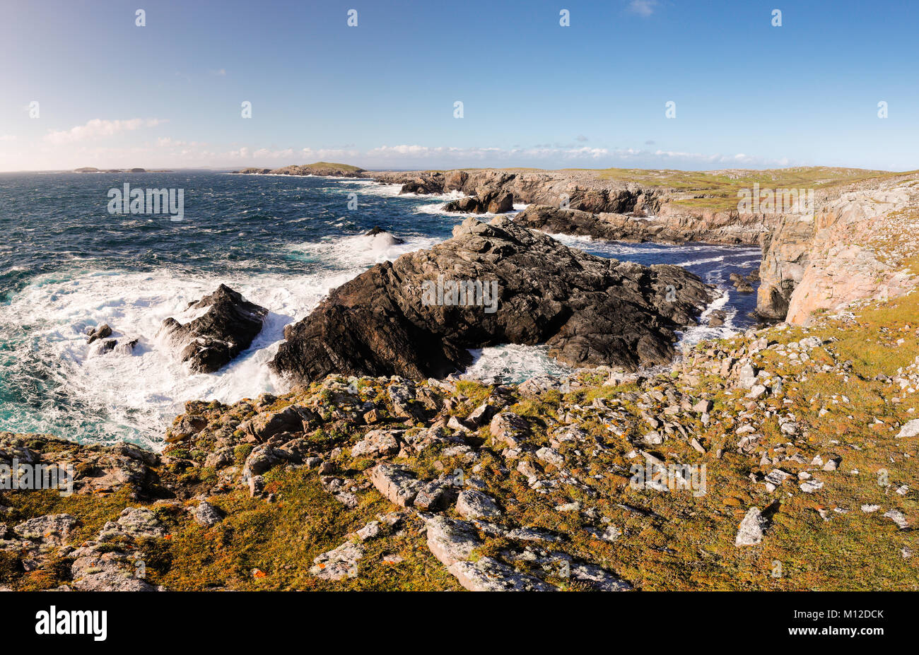 The islands of Out Skerries in Shetland, Scotland Stock Photo - Alamy