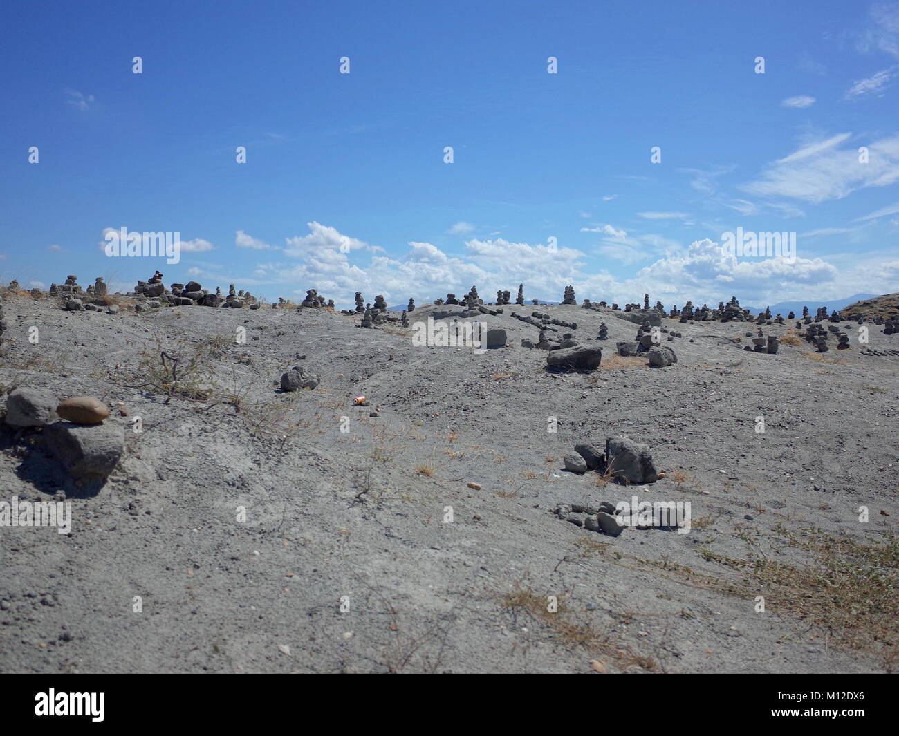 The Lunar landscape of Los Hoyos, the Grey Desert, part of Colombia's ...