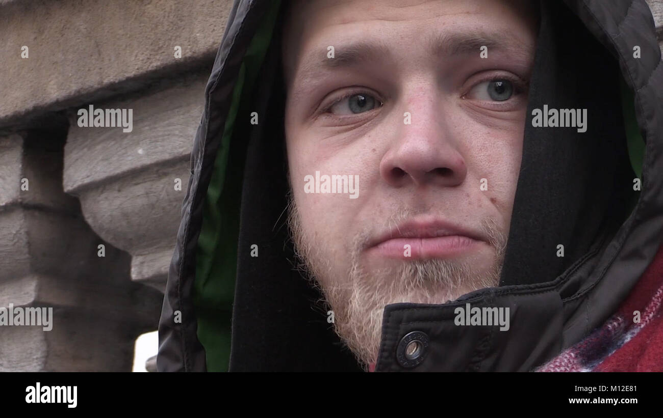 Video grab image of rough sleeper alex hi-res stock photography and ...