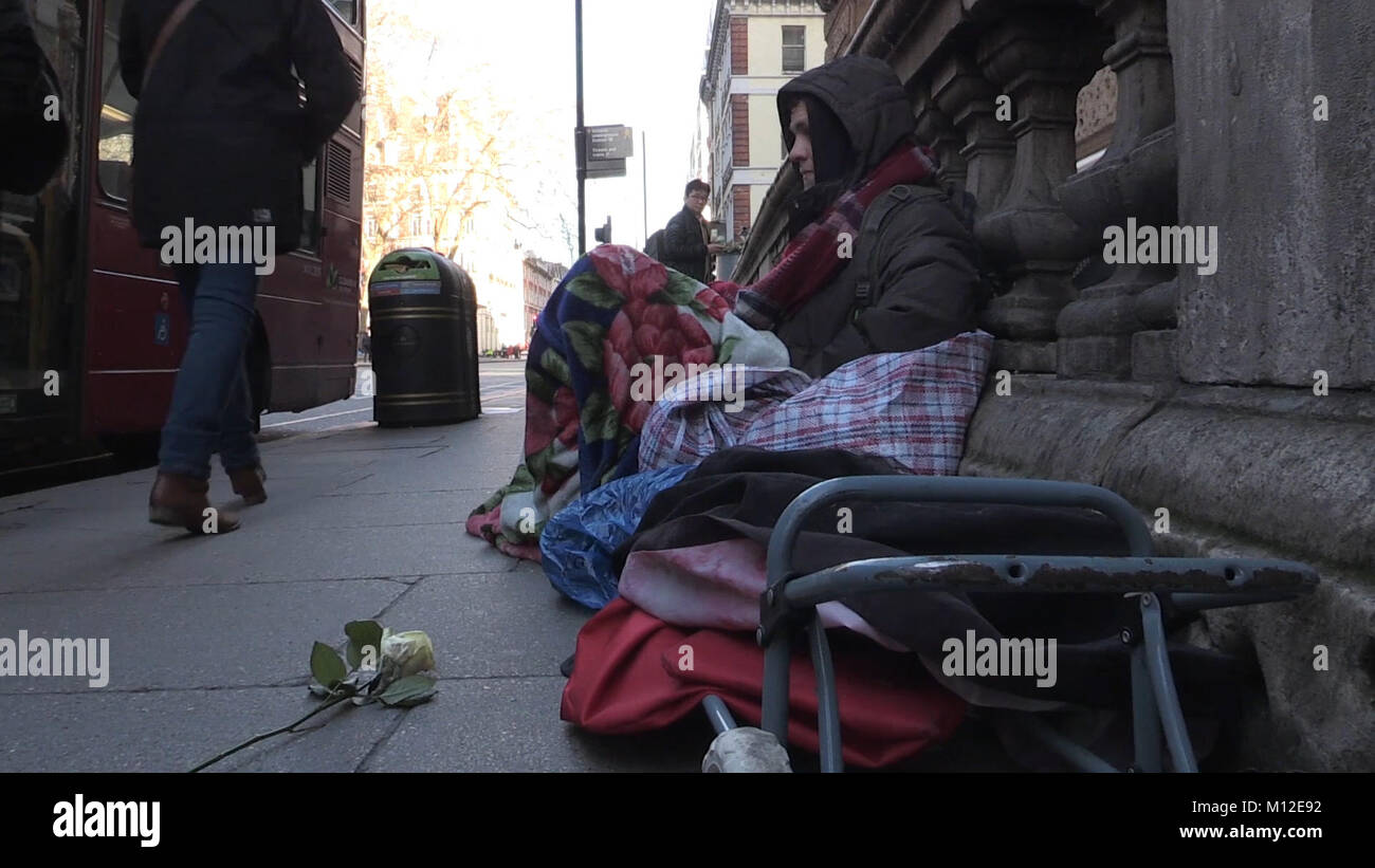 Video grab image of rough sleeper alex hi-res stock photography and ...