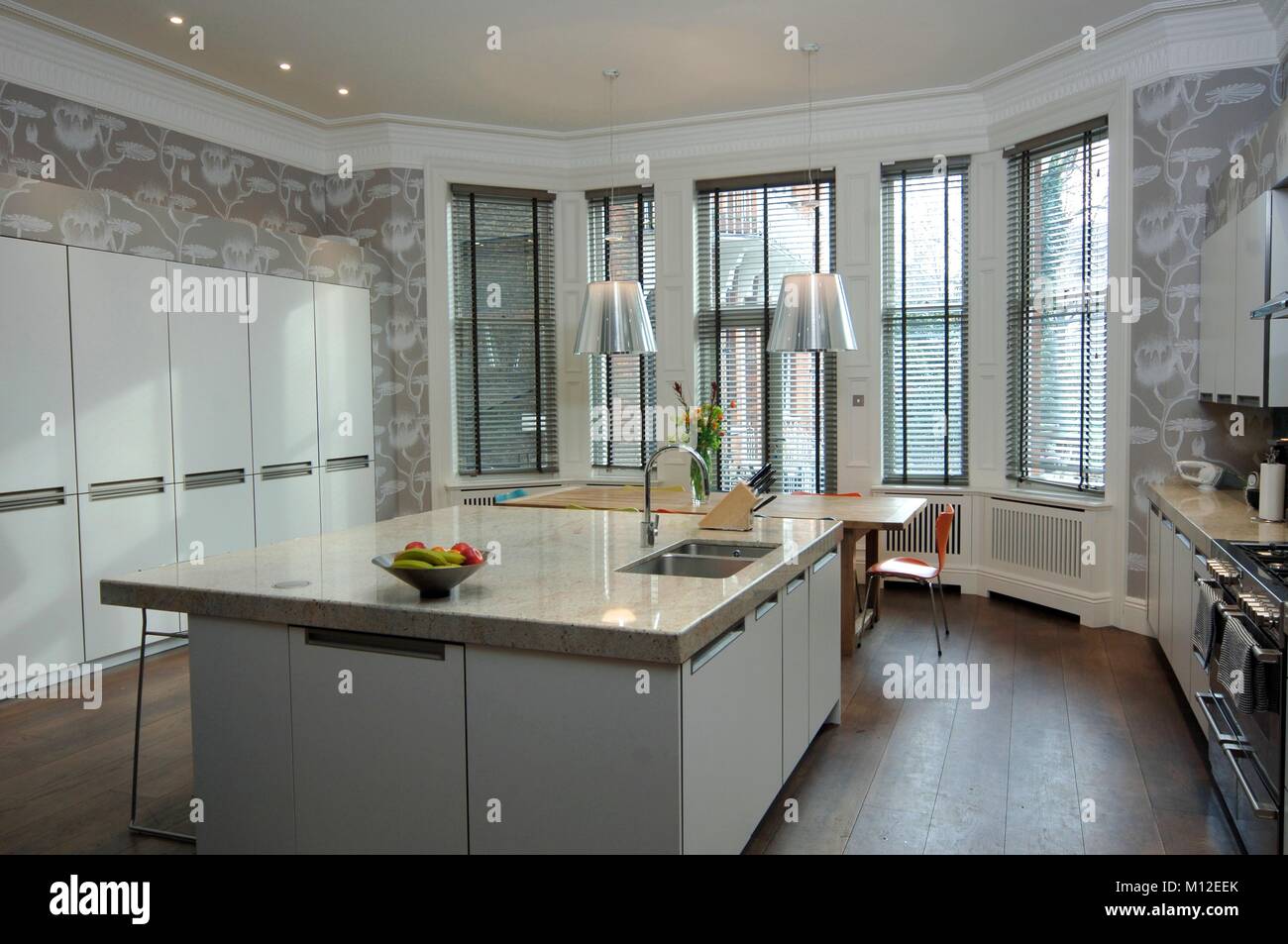 Modern Contemporary Kitchen design Stock Photo - Alamy