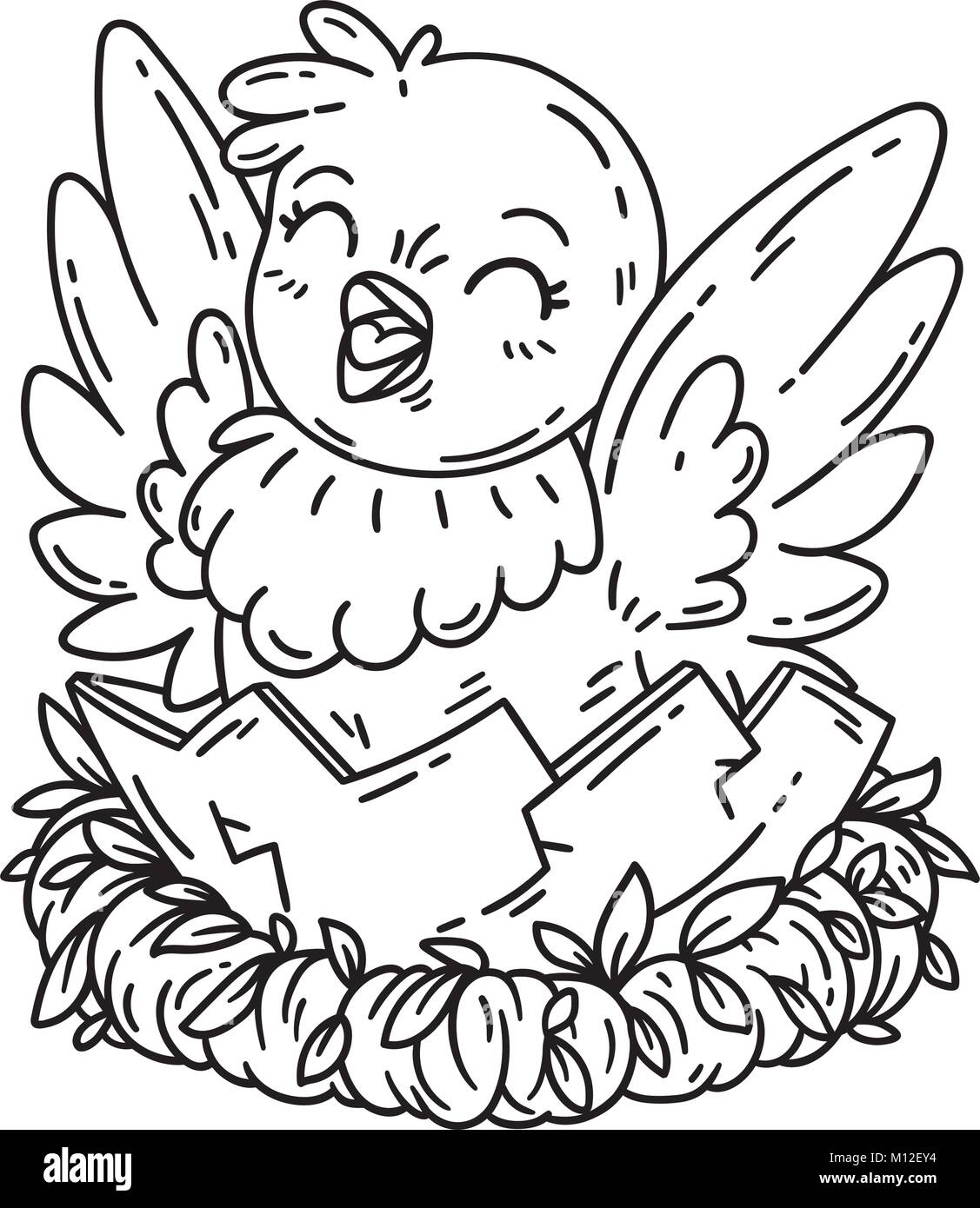 Cartoon objects coloring page hi-res stock photography and images - Alamy