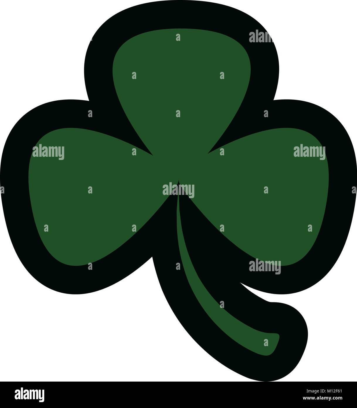 Three leaf clover icon Stock Vector Image & Art - Alamy