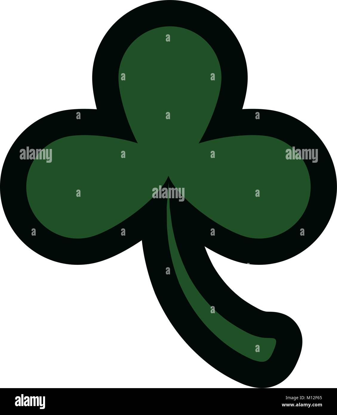 Three leaf clover icon Stock Vector Image & Art - Alamy