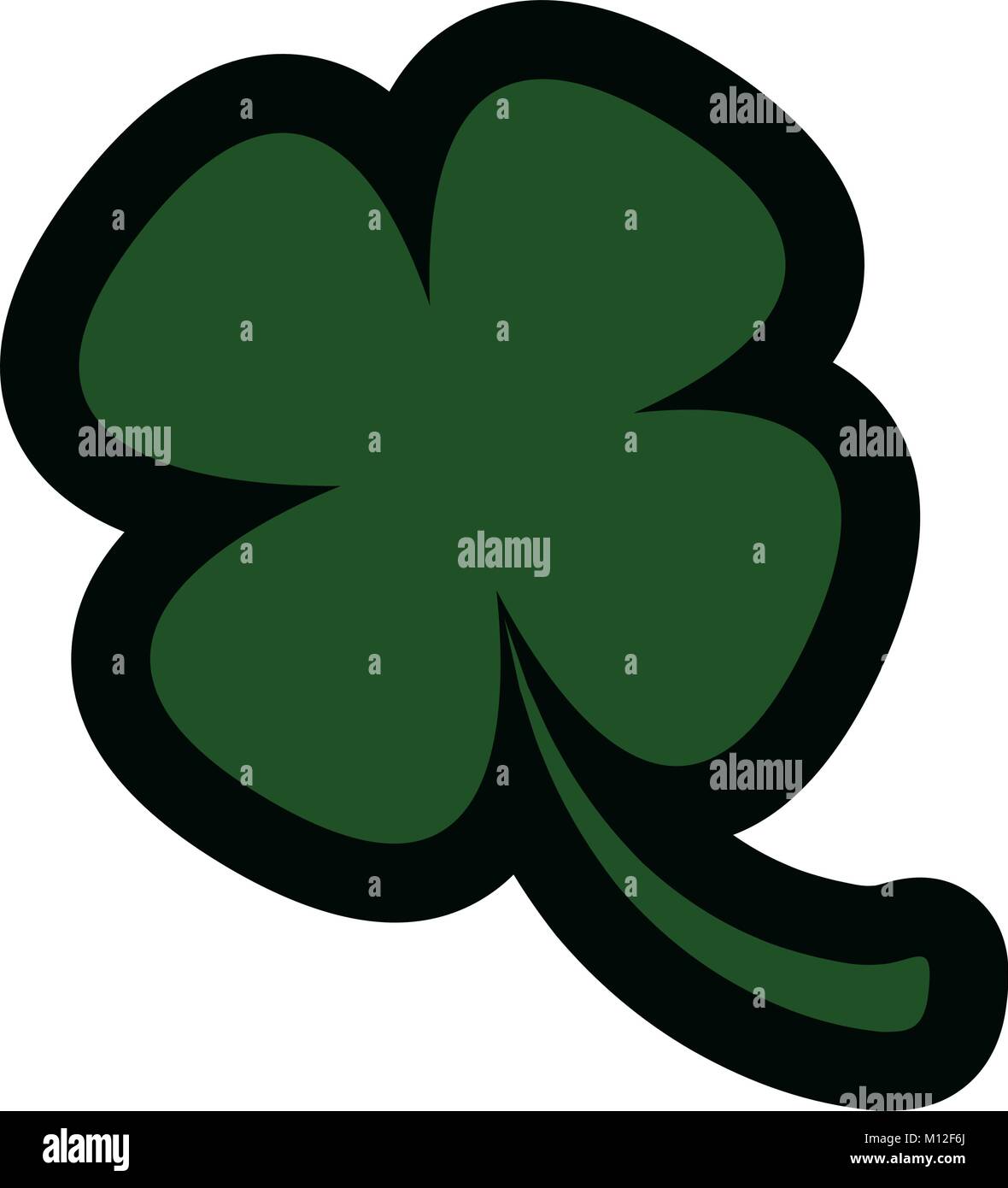 Four leaf clover icon Stock Vector Image & Art - Alamy