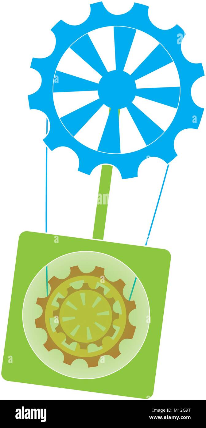 Isolated gear illustration Stock Vector Image & Art - Alamy