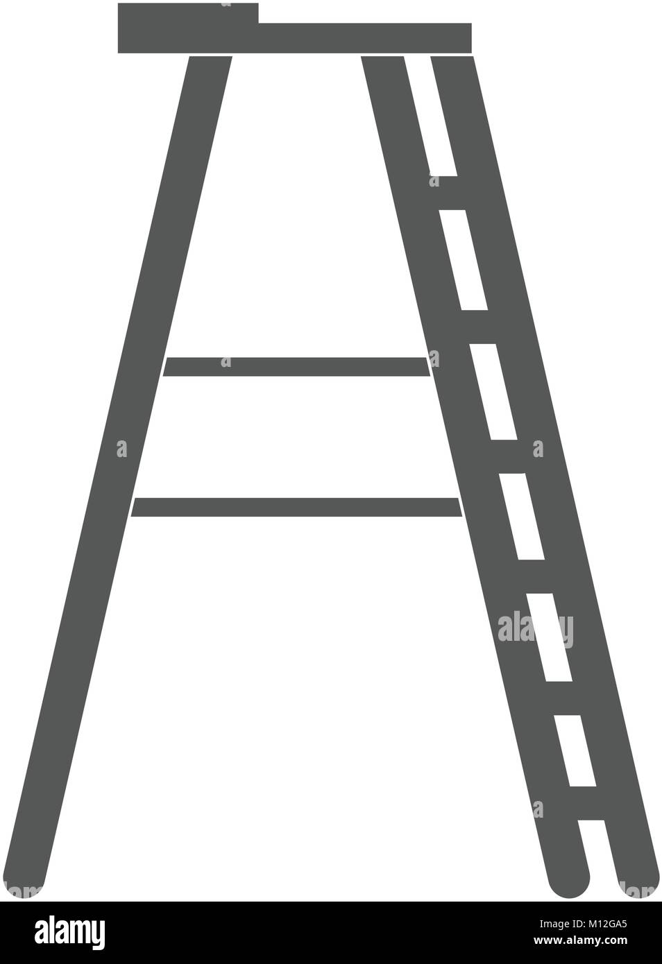 Stair silhouette Stock Vector Images - Alamy