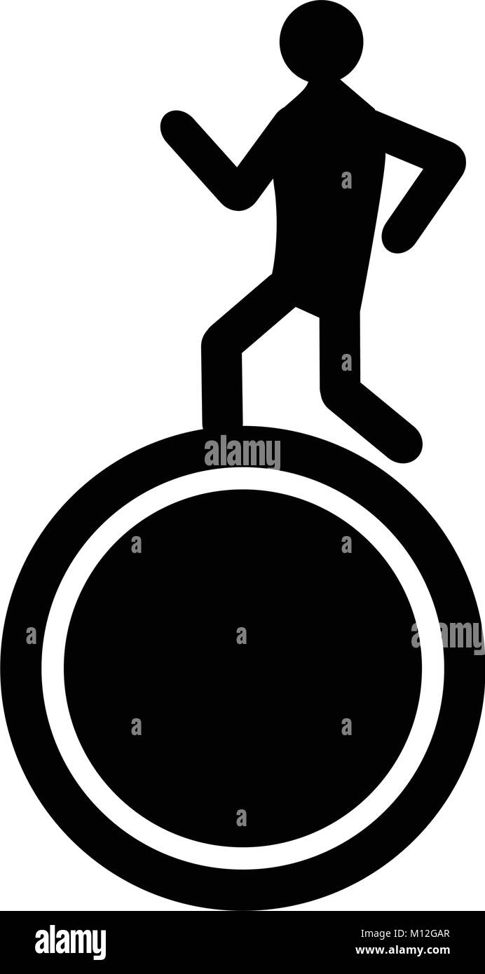 Men running above Stock Vector Images - Alamy