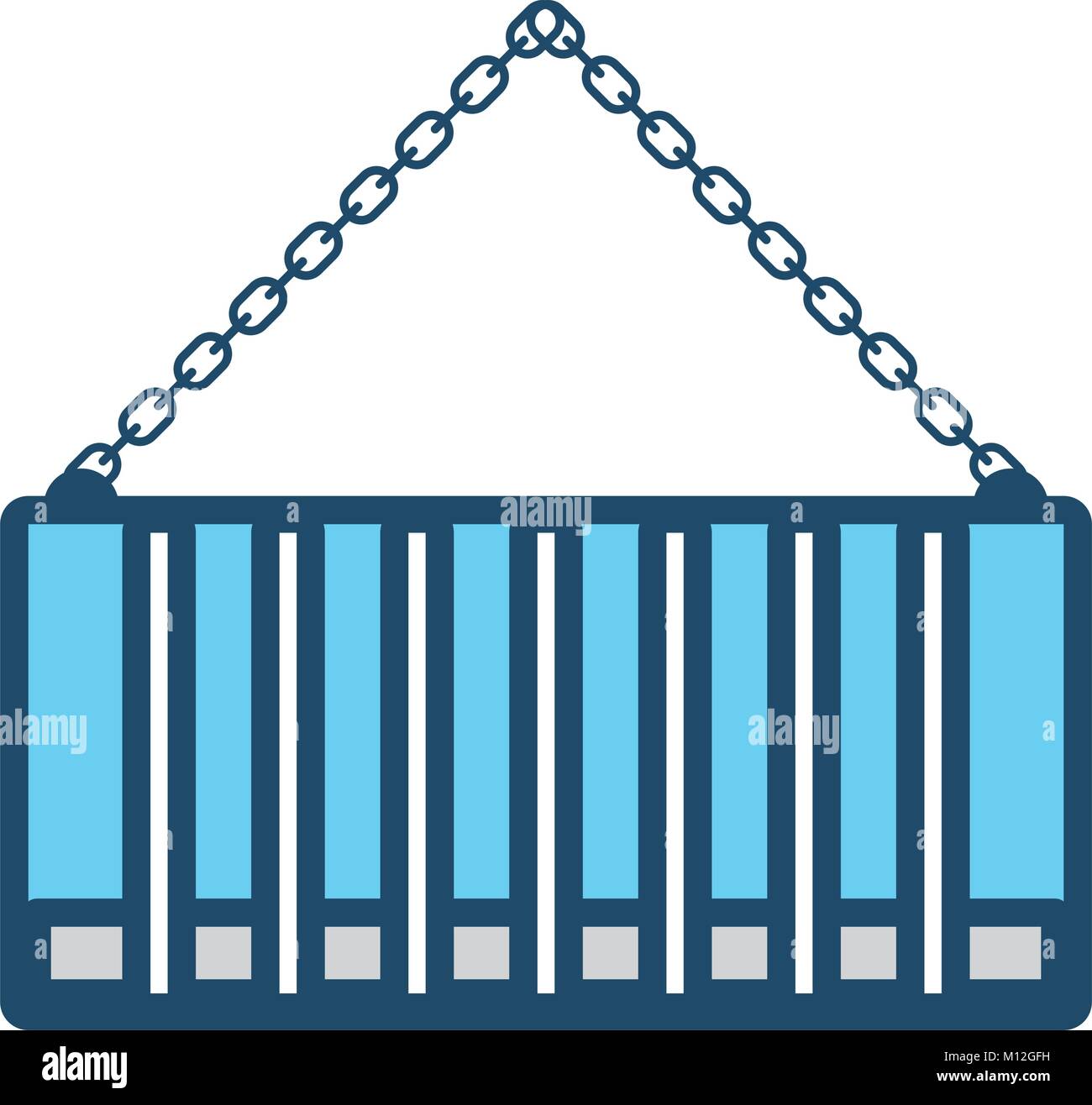 blue container vector illustration Stock Vector Image & Art - Alamy