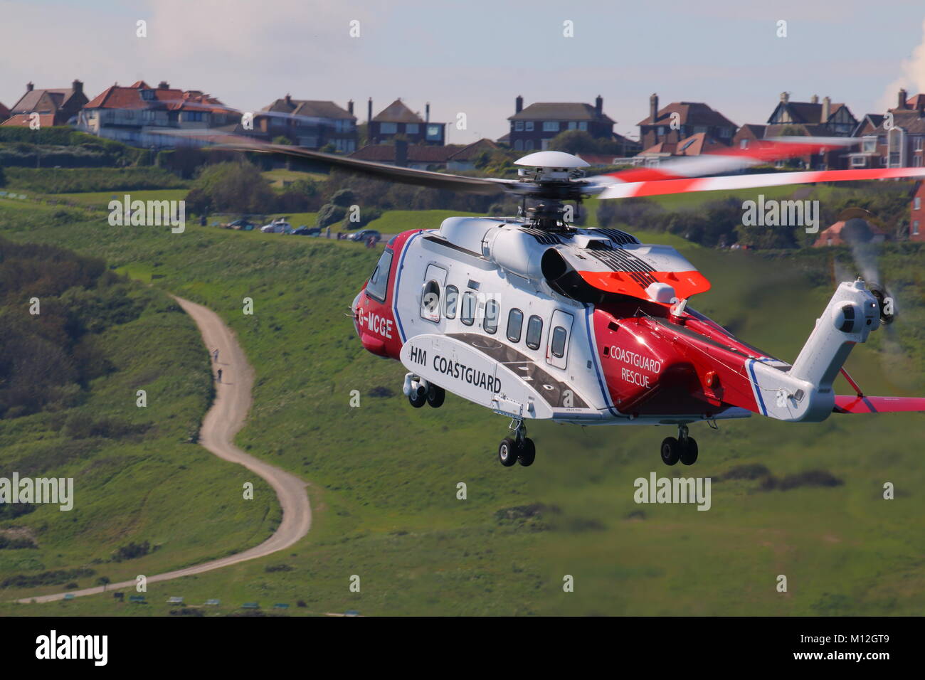 RAF Search & Rescue Helicopter Displaying at Scarborough Armed Forces ...