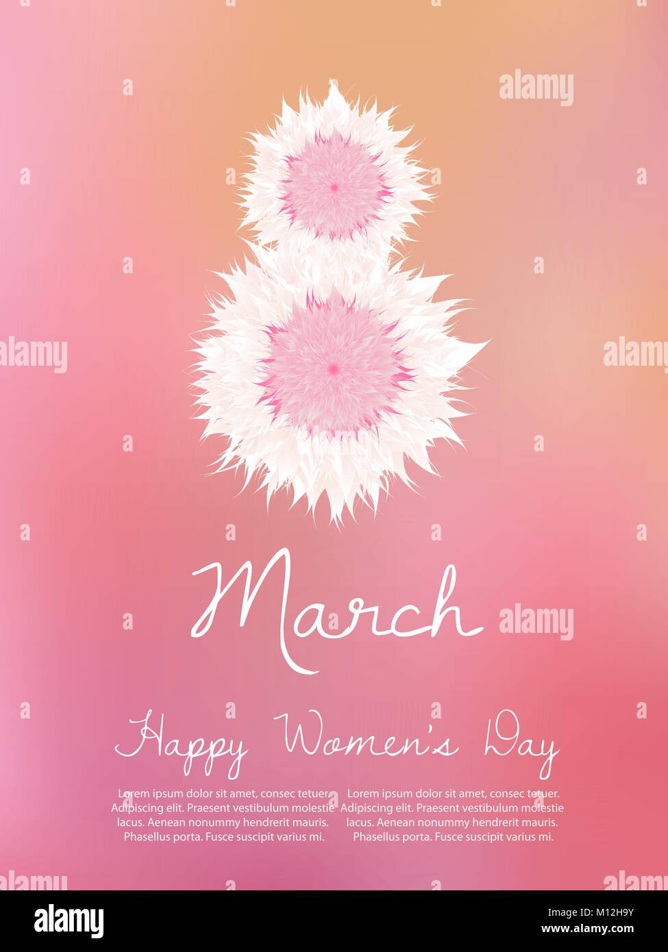 8 march banner vector vectors hi-res stock photography and images - Alamy