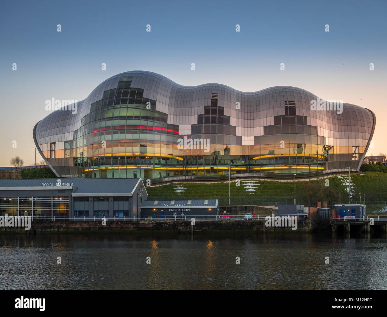 GATESHEAD, TYNE AND WEAR/UK - JANUARY 20 : View of the Sage Building at ...