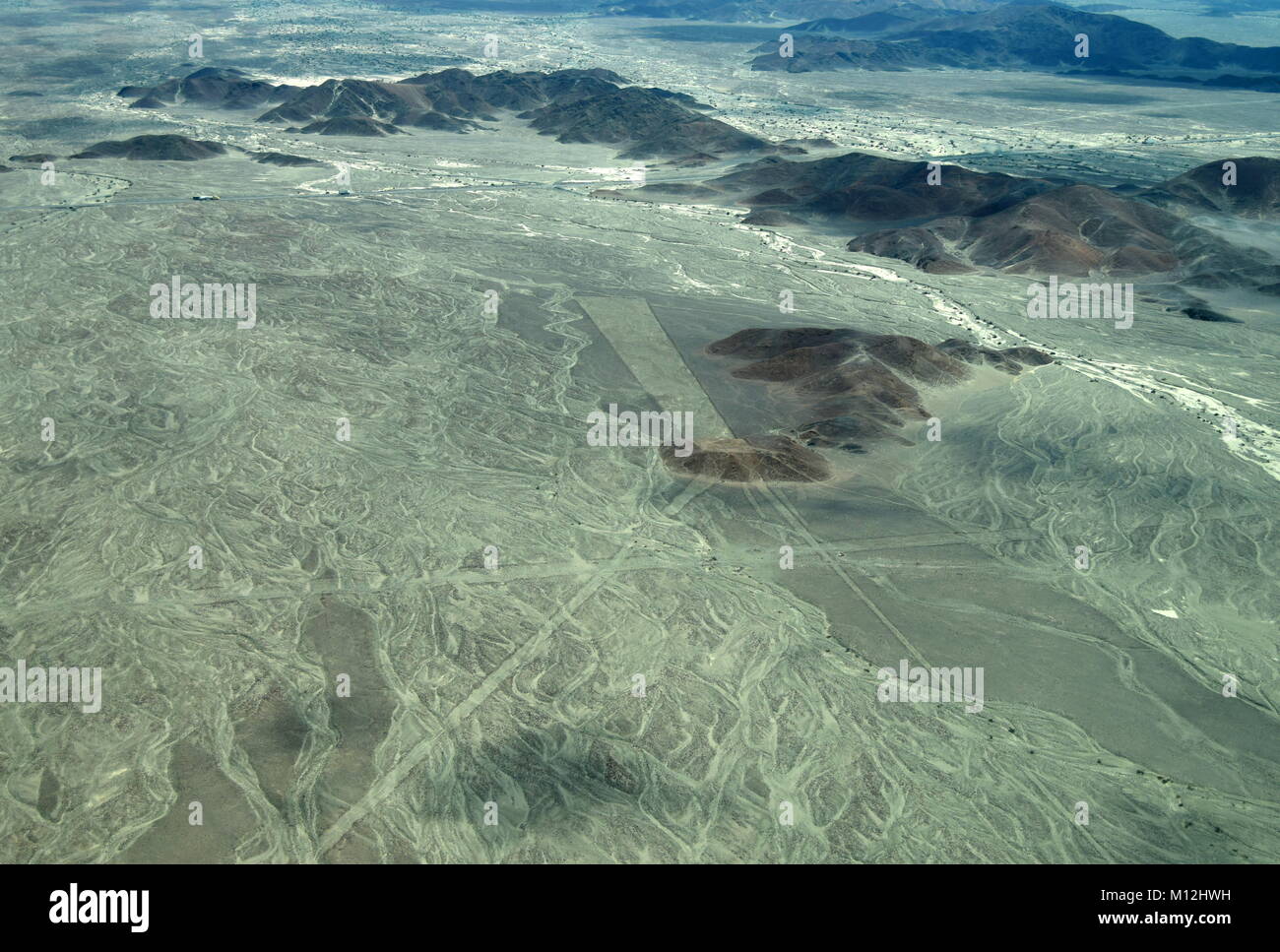The Nazca Lines in Peru, here you can see the Trident Stock Photo - Alamy