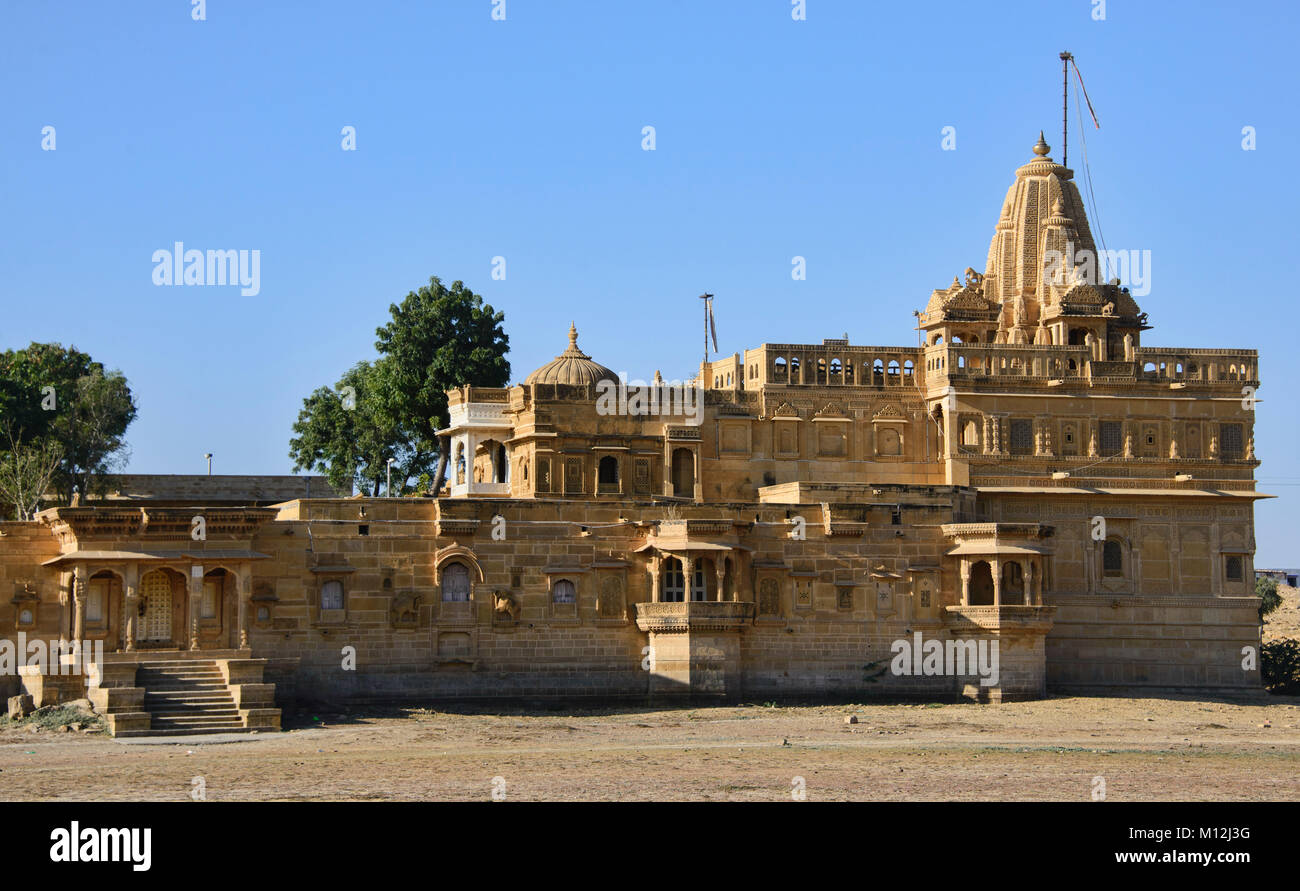 Amar Sagar Jain Temple, Jaisalmer, Rajasthan, India Stock Photo - Alamy
