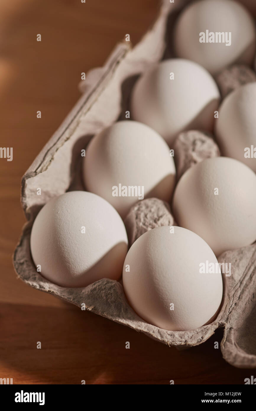 whole eggs with white shells Stock Photo - Alamy